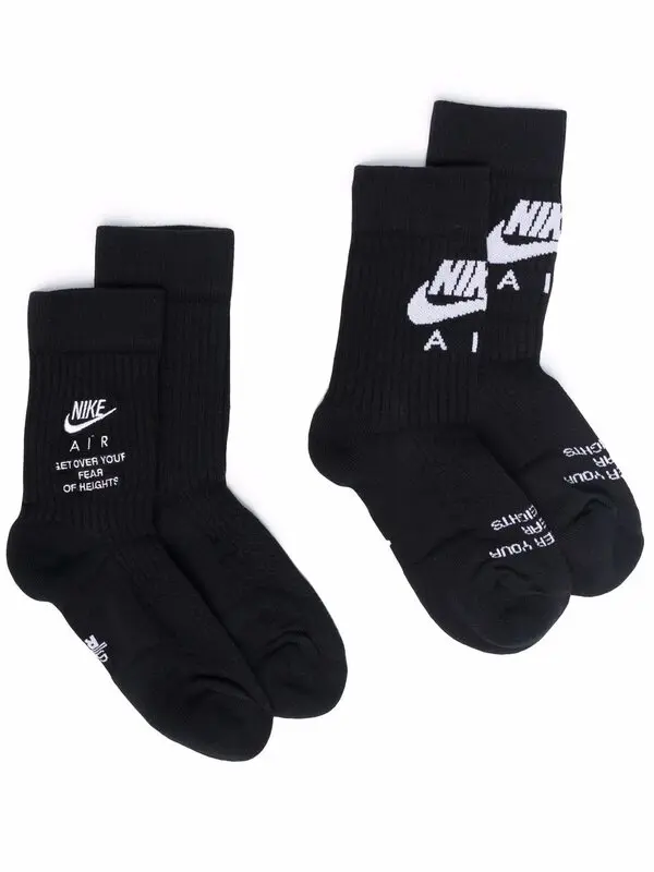 Nike Swoosh Logo-print Socks