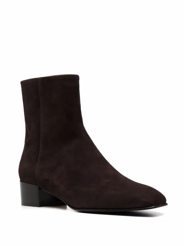 SCAROSSO Ambra Ankle Boots - Brown