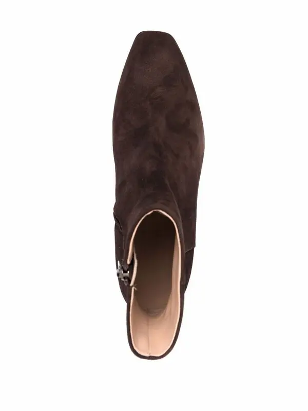 SCAROSSO Ambra Ankle Boots - Brown