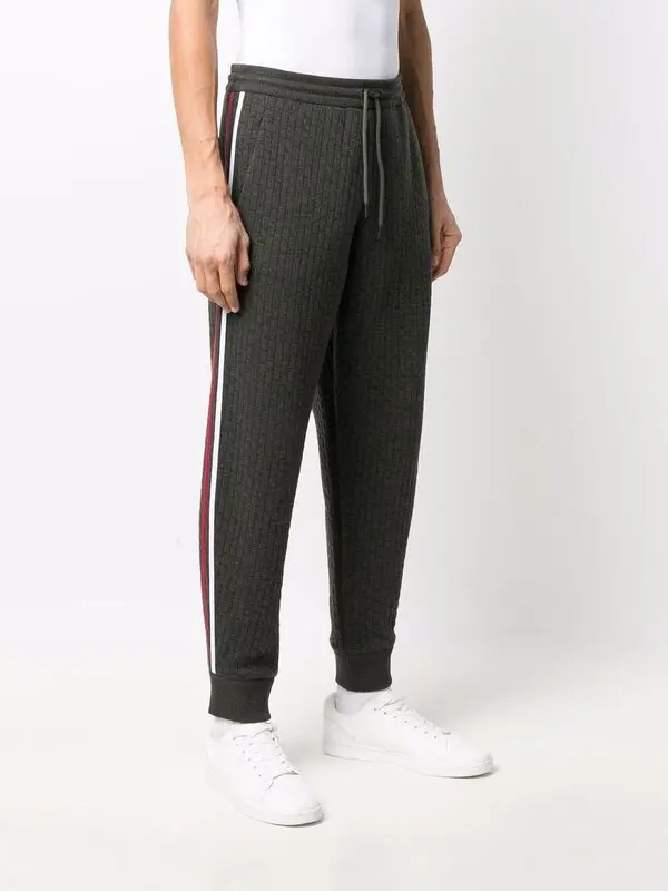 Giorgio Armani Ribbed Side-stripe Trousers