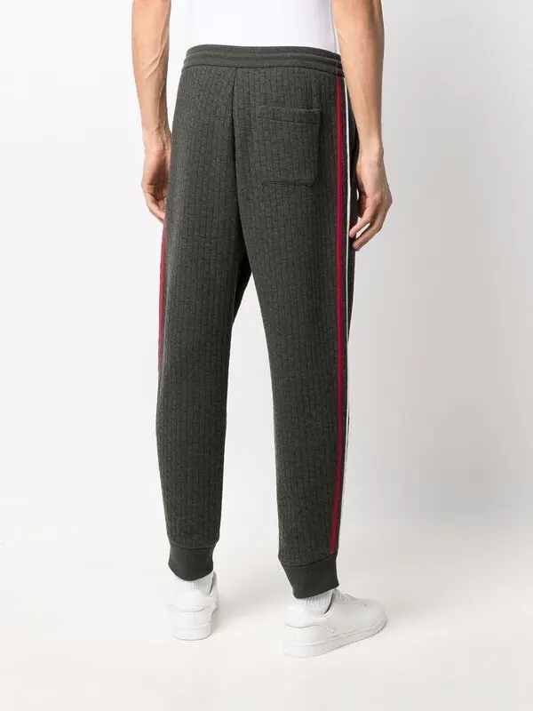 Giorgio Armani Ribbed Side-stripe Trousers