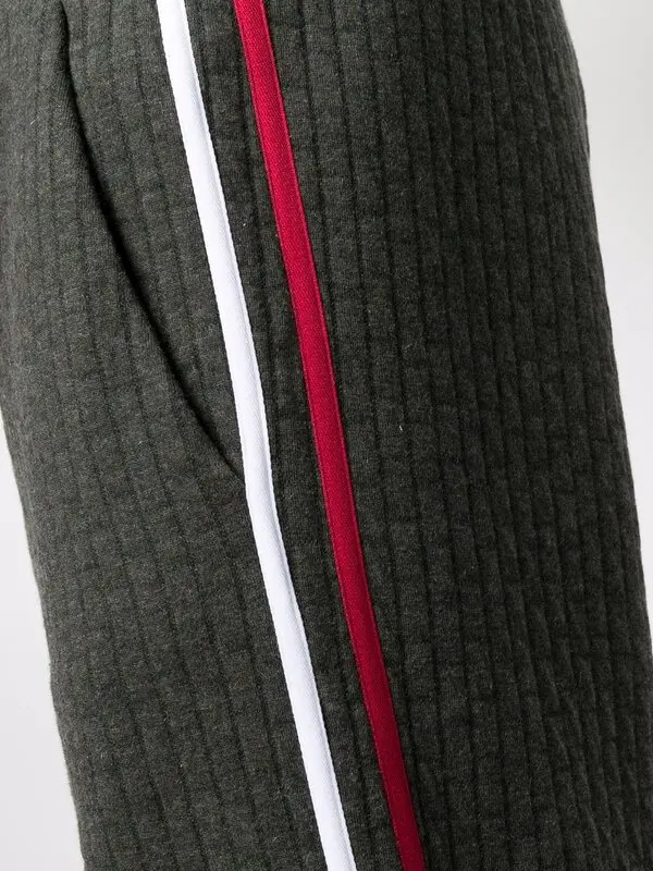 Giorgio Armani Ribbed Side-stripe Trousers