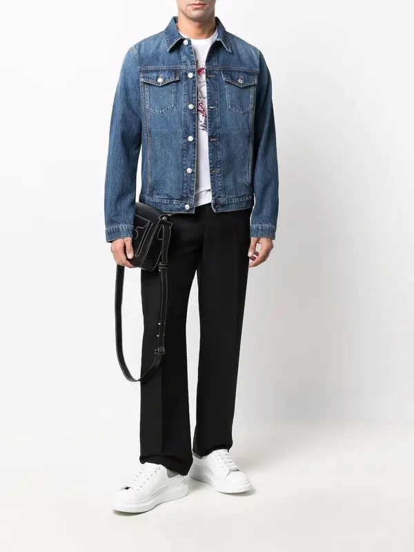 Alexander McQueen Long-sleeve Denim Jacket