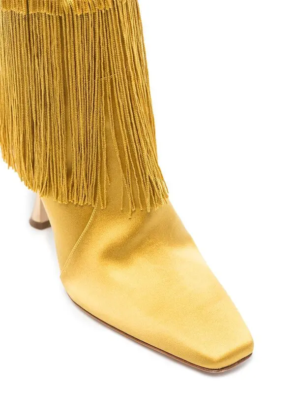 Manolo Blahnik Flequillohi 105mm Calf-length Boots