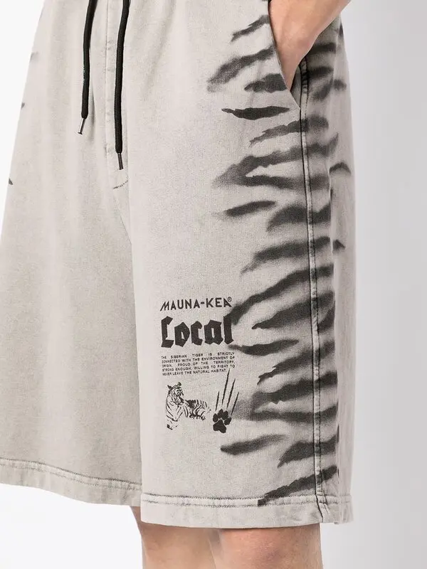 MAUNA KEA Tiger Basket Track Shorts