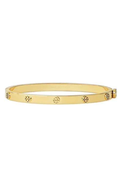 Tory Burch Thin Icon Hinge Bracelet - Gold