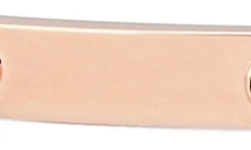 Tory Burch Thin Icon Hinge Bracelet - Rose Gold