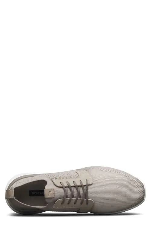 Wolf & Shepherd Swiftknit™ Plain Toe Derby - Stone/white