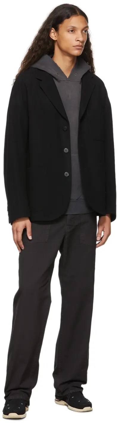 Visvim Wool Falkland Blazer - Black | Editorialist