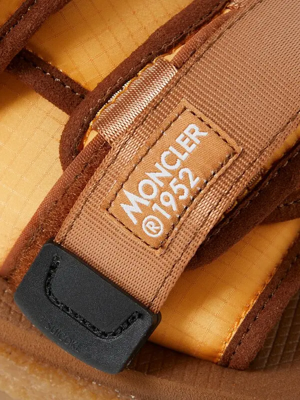 Moncler Suicoke 1952 Moto Mountain Slides - Brown