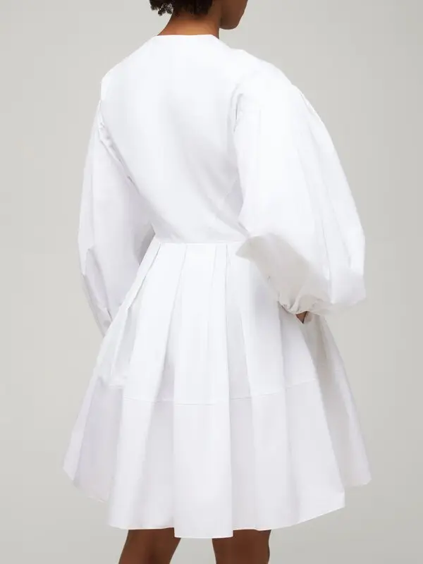 Alexander McQueen Cotton Mini Dress