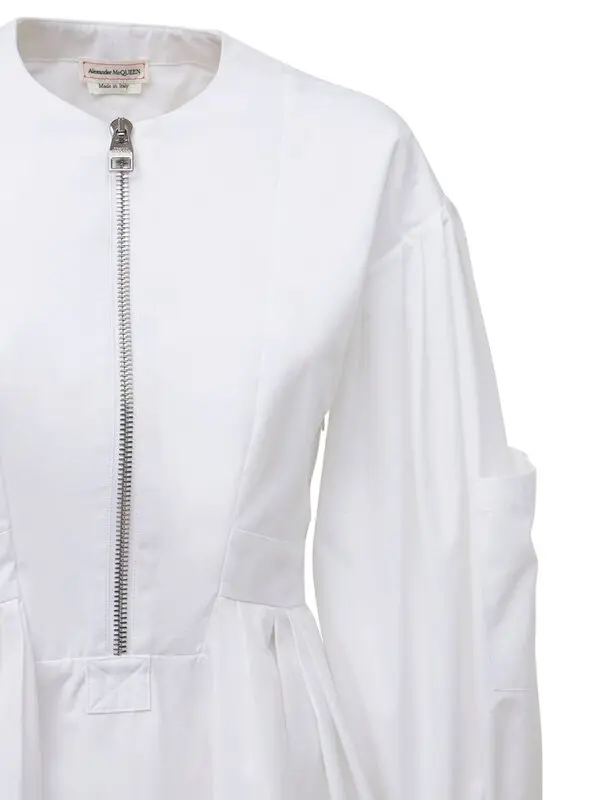 Alexander McQueen Cotton Mini Dress