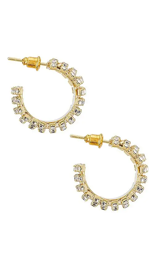 PETIT MOMENTS Glitter Hoop Earrings