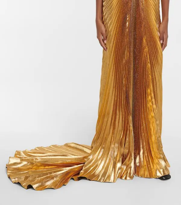 green emerald velvet dress Gucci Crystal-Embroidered Sequin Tulle Dress main image 0