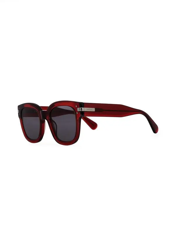 Amiri Logo-plaque Sunglasses - Red