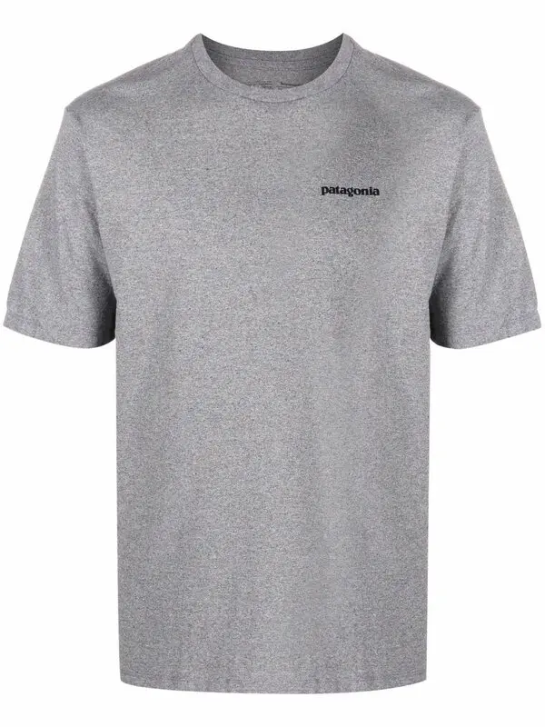 Patagonia Logo-print Crew Neck T-shirt - Grey