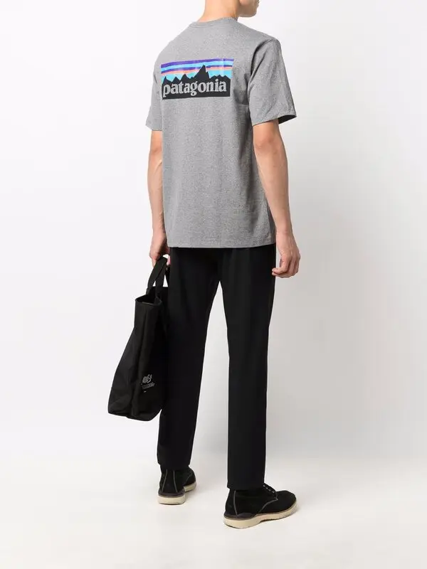 Patagonia Logo-print Crew Neck T-shirt - Grey