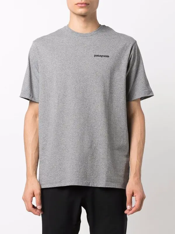 Patagonia Logo-print Crew Neck T-shirt - Grey