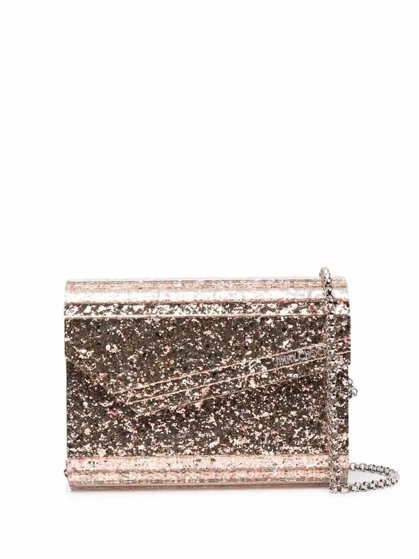 JIMMY CHOO Candy Clutch Bag - Gold