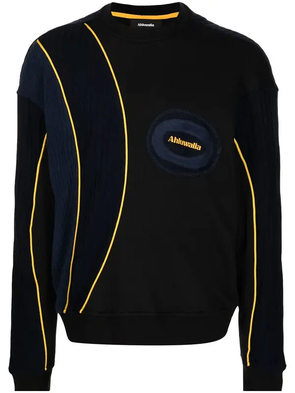 Ahluwalia Curve-knit Crewneck Weater