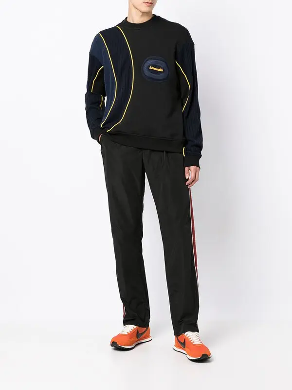 Ahluwalia Curve-knit Crewneck Weater