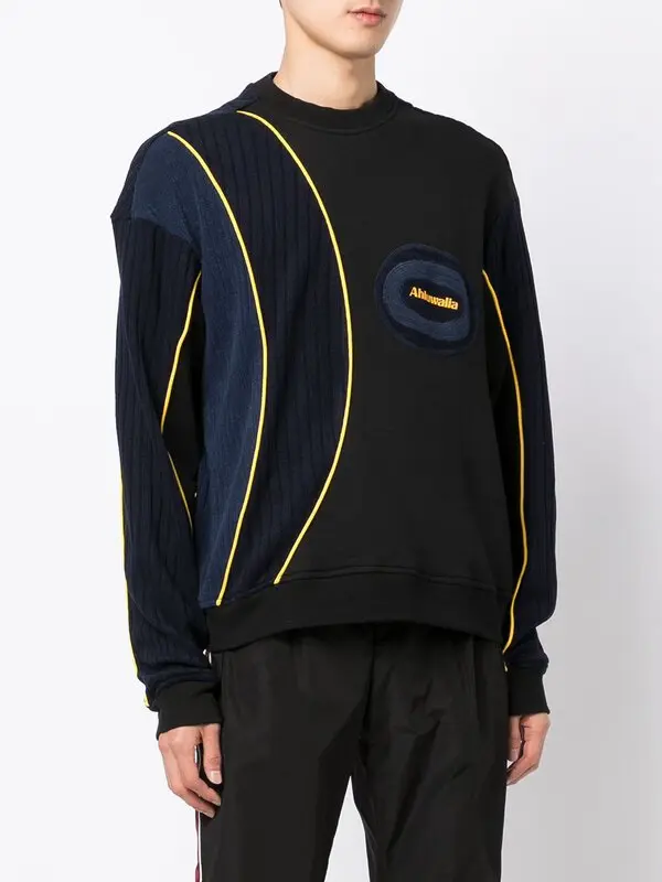 Ahluwalia Curve-knit Crewneck Weater