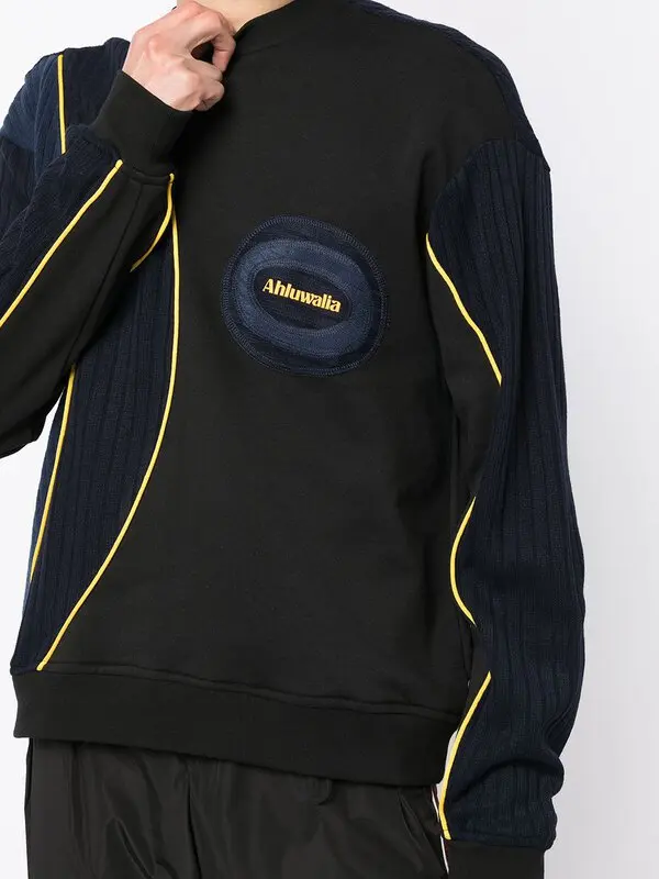 Ahluwalia Curve-knit Crewneck Weater