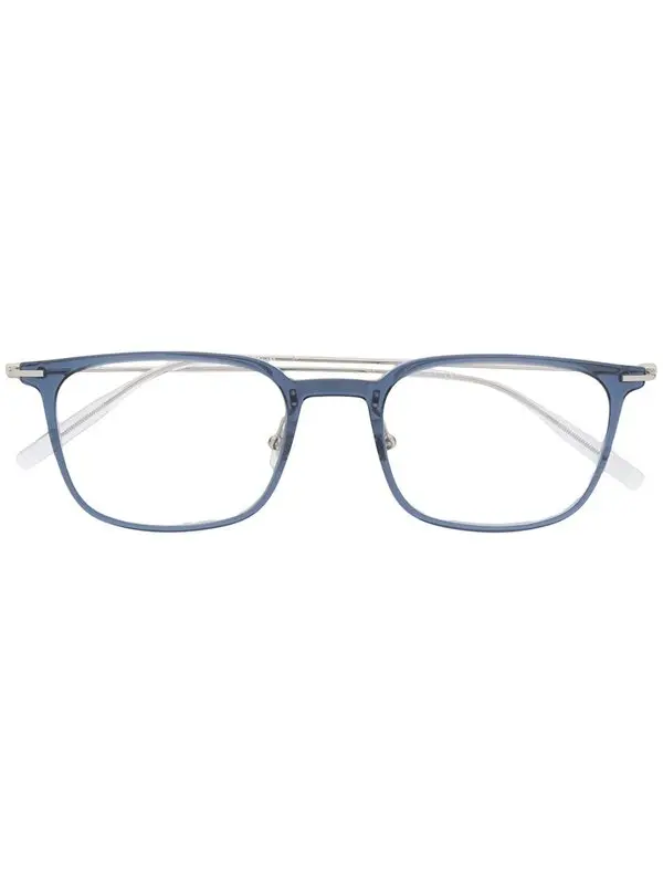 Montblanc Square Frame Eyeglasses - Blue