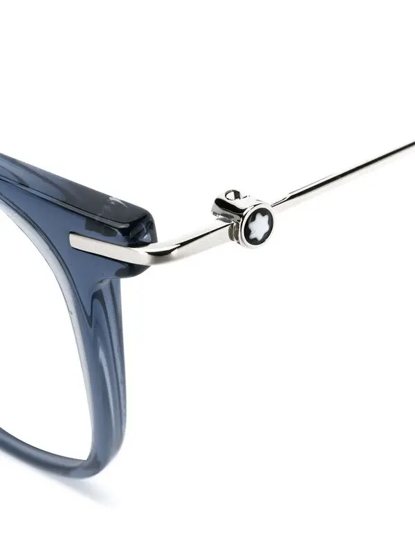 Montblanc Square Frame Eyeglasses - Blue