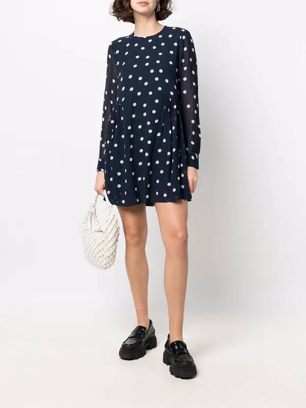 GANNI Polka-dot Mini Dress