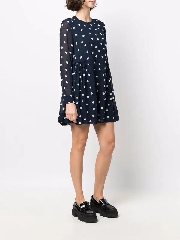 GANNI Polka-dot Mini Dress