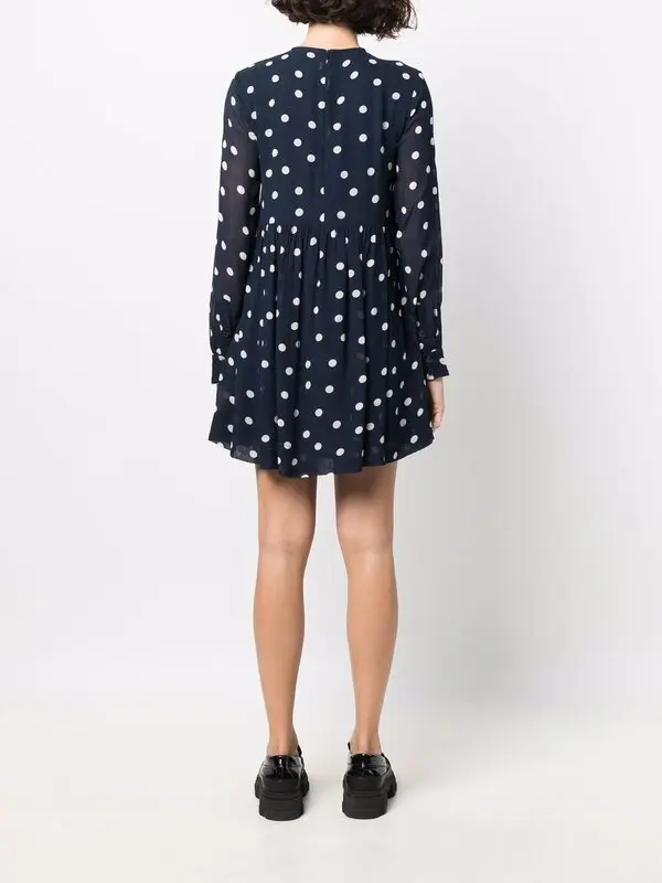 GANNI Polka-dot Mini Dress