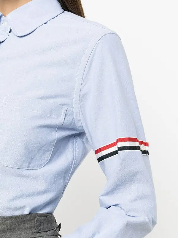 Thom Browne Grosgrain Armband Oxford Shirt
