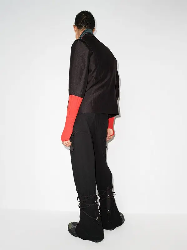 Kiko Kostadinov Frederick Drawstring-Ankle Trousers In Black - 81