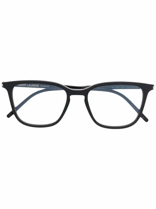 Saint Laurent Square Frame Glasses - Black