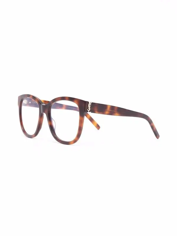 Saint Laurent Tortoise-shell Square Frames