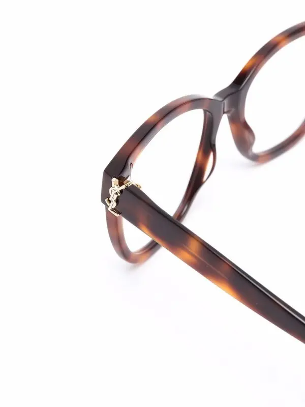 Saint Laurent Tortoise-shell Square Frames