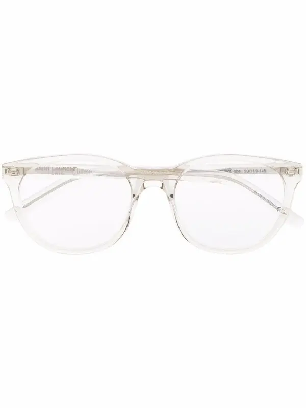 Saint Laurent Round Frame Glasses - Neutrals