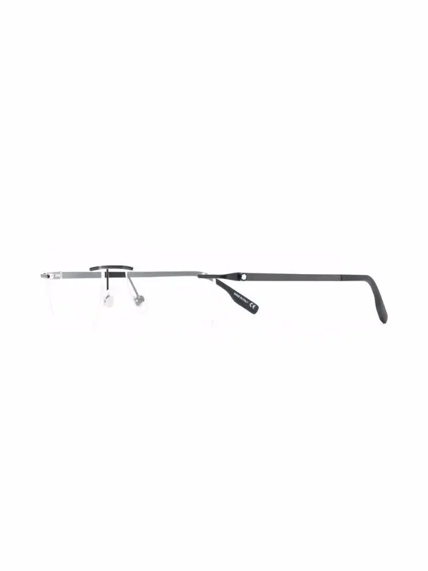 Montblanc Matte-effect Rimless Glasses