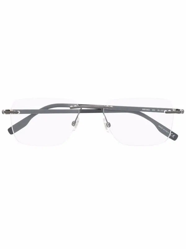 Montblanc Matte-effect Frameless Glasses