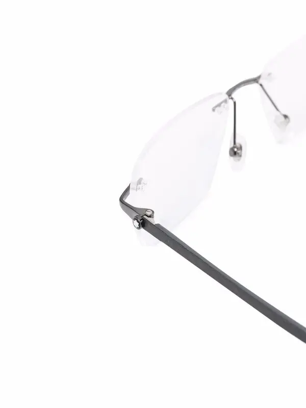 Montblanc Matte-effect Frameless Glasses