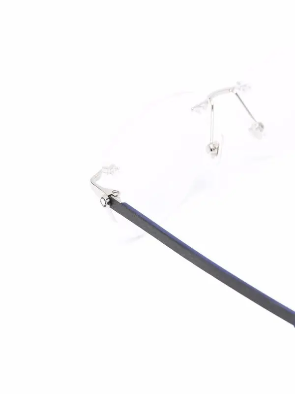 Montblanc Matte Effect Frameless Eyeglasses