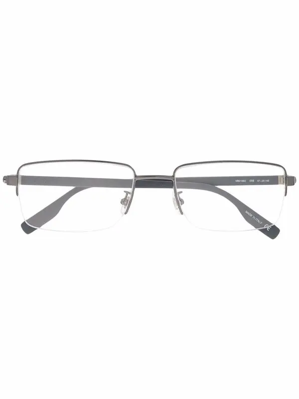 Montblanc Rectangle-frame Eyeglasses - Grey