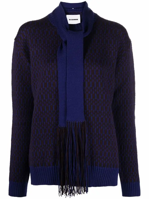 JIL SANDER Intarsia Knit Jumper