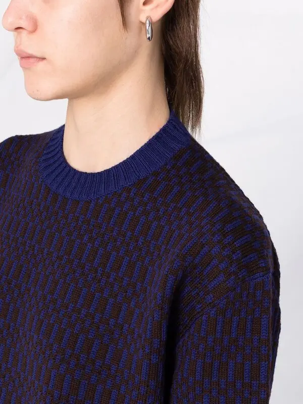 JIL SANDER Intarsia Knit Jumper