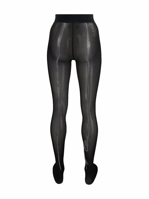 Philipp Plein Signature Stripe Tights