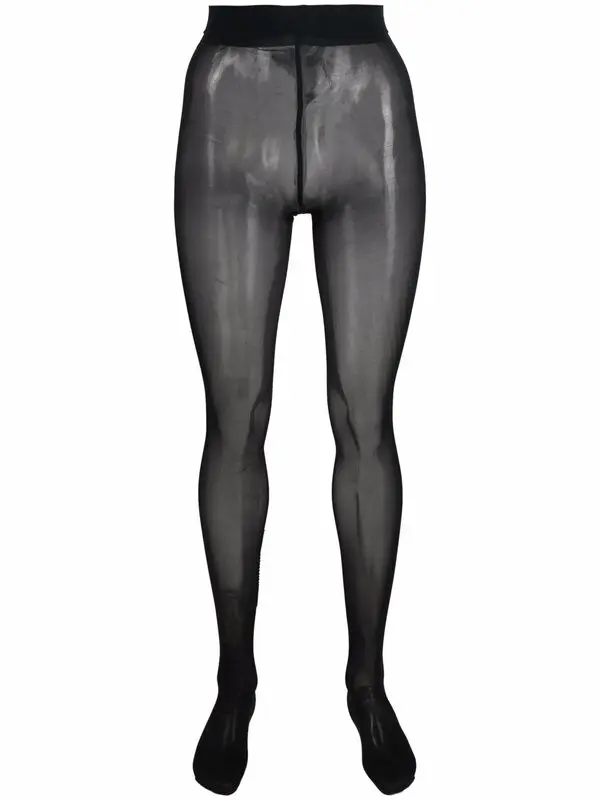 Philipp Plein Logo-embellished Tights - Black