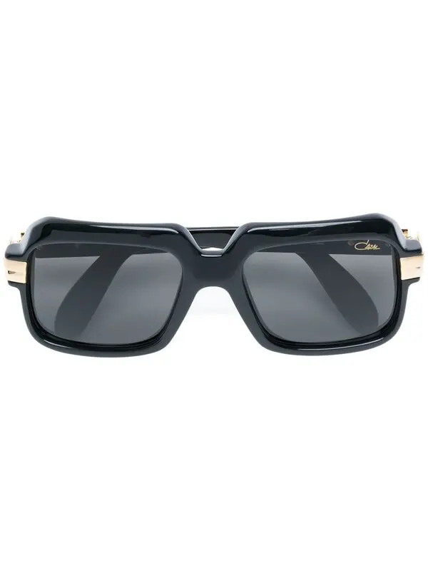 Cazal Rectangle Frame Sunglasses - Black