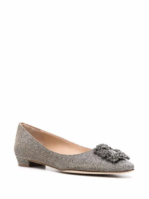 Manolo Blahnik Hangisi Ballerina Flats