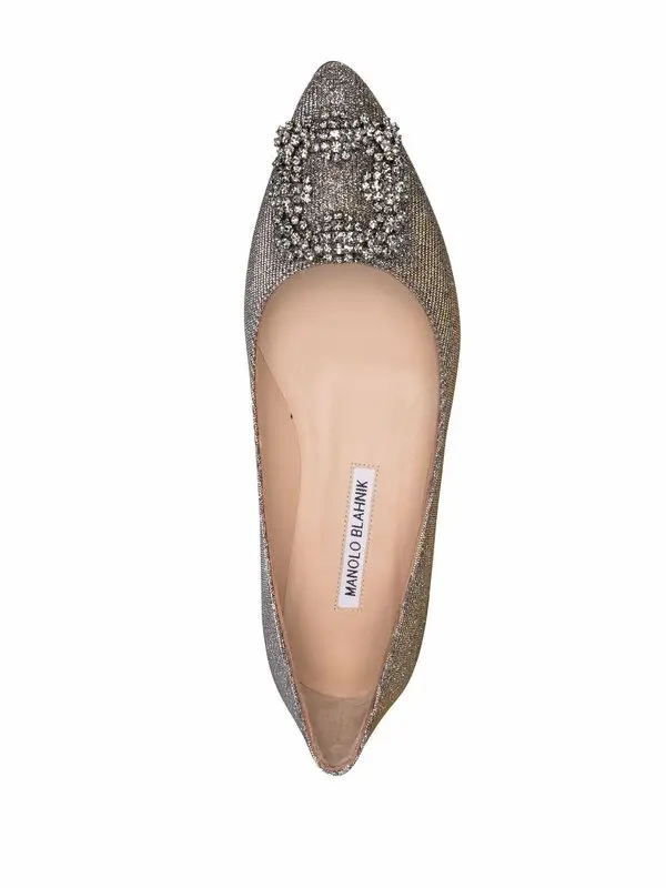 Manolo Blahnik Hangisi Ballerina Flats